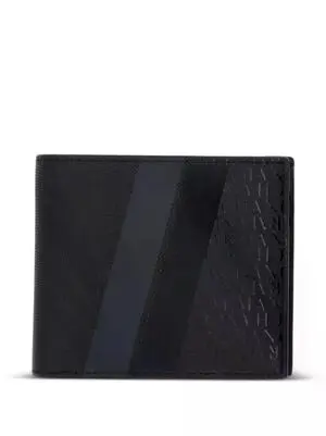 Armani Exchange Logo-embossed Bi-fold Wallet - Black