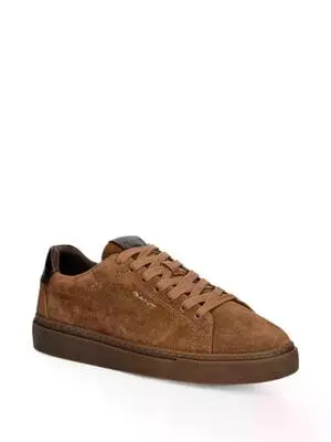 Gant Suede Leather-trim Sneakers - Brown
