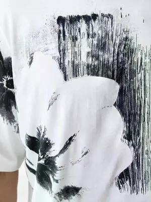 Armani Exchange Floral-print T-shirt