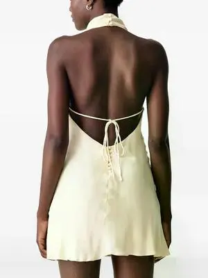 Bardot Kristina Halterneck Backless Mini Dress