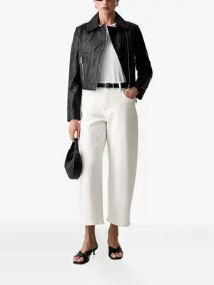 Armani Exchange Zip-fastening Leather Jacket