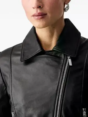 Armani Exchange Zip-fastening Leather Jacket