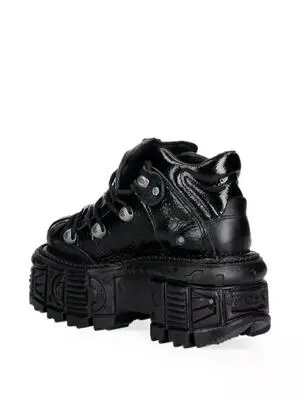 NEW ROCK Metallic Chunky-sole Sneakers