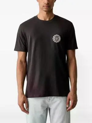 Armani Exchange Logo-patch Short-sleeve T-shirt - Brown