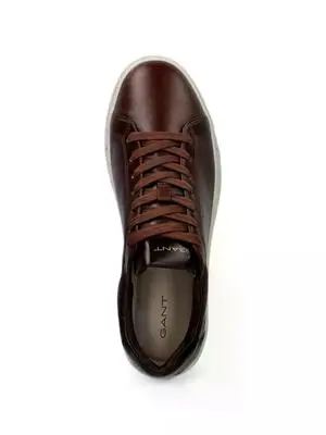 Gant Logo-plaque Leather Sneakers