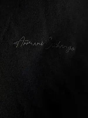 Armani Exchange V-neck Logo-embroidered Cardigan