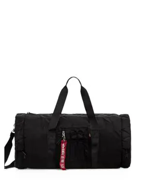Alpha Industries Quilted-trim Logo-print Holdall