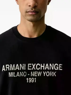 Armani Exchange Logo-print Cotton T-shirt