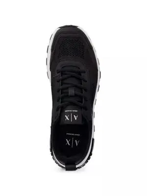 Armani Exchange Logo-print Mesh-panel Sneakers