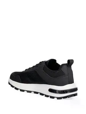 Armani Exchange Logo-print Mesh-panel Sneakers