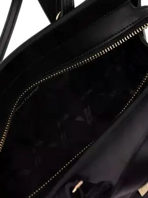 Armani Exchange Padlock-detail Logo-print Shoulder Bag