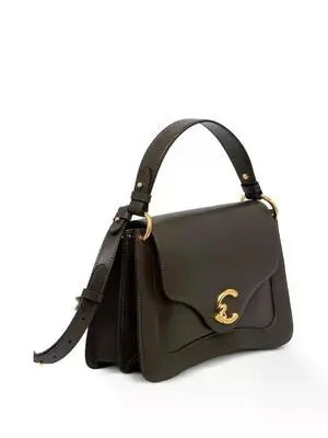 COCCINELLE Logo-plaque Leather Shoulder Bag