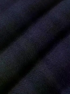 DORIANI CASHMERE Ribbed-knit Mock-neck Sweater