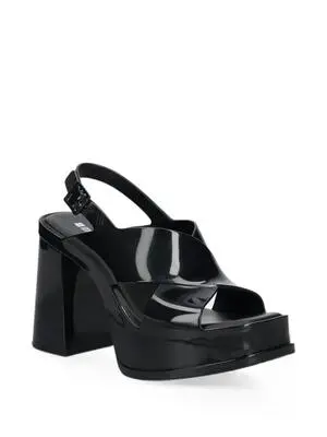 Melissa Dance Platform Crossover-strap Pumps