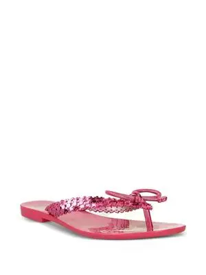 Melissa X Disney Harmonic Chrome Sequin Embellished Flip Flops