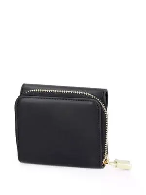 Armani Exchange Logo-print Zip-around Wallet - Black