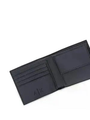Armani Exchange Monogram-pattern Bifold Wallet