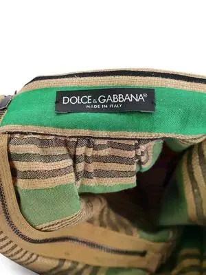 Dolce & Gabbana Striped Mini Skirt