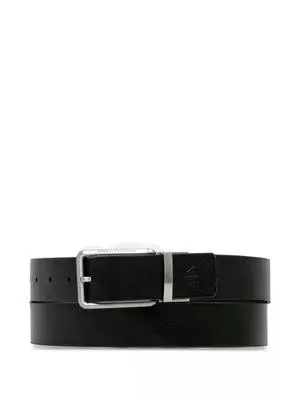 Armani Exchange A|x Grained Belt - Black