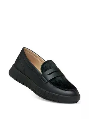 Geox Flextride Calf Hair-panel Loafers