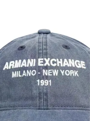 Armani Exchange Logo-embroidered Baseball Cap