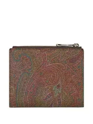 Etro Paisley Zip Wallet