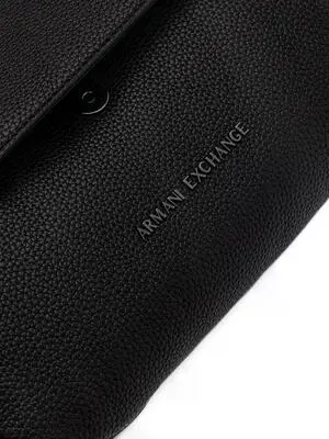 Armani Exchange Pebbled Foldover Belt Bag