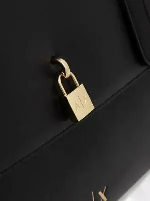 Armani Exchange Logo-print Padlock-detail Tote Bag
