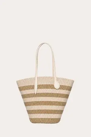 LIFFNER Straw Basket Cream - Multi