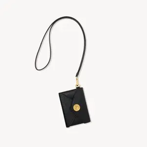 Chloé Envelope Badge Holder In Grained Leather