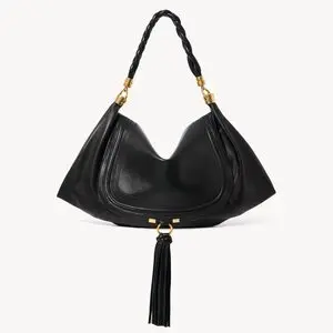 Chloé Large Marcie Foulard Hobo Bag In Soft Leather
