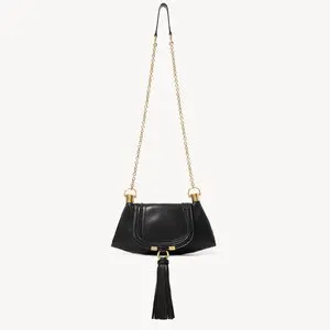 Chloé Mini Marcie Foulard Chain Bag In Soft Leather