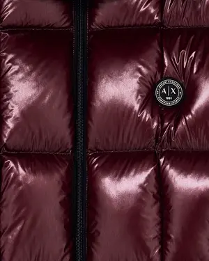 Armani Exchange Quilted Down Jacket - Red