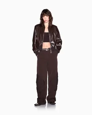Armani Exchange Coated Recycled Fabric Blouson Jacket