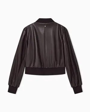 Armani Exchange Coated Recycled Fabric Blouson Jacket