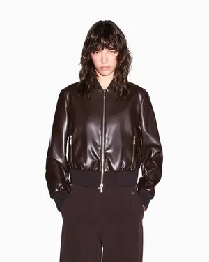 Armani Exchange Coated Recycled Fabric Blouson Jacket