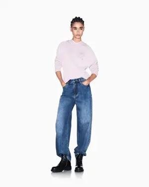 Armani Exchange Regular Fit Pullover In Knitted Cotton
