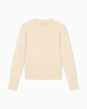 Armani Exchange Regular Fit Pullover In Metallic Recycled Viscose Knit