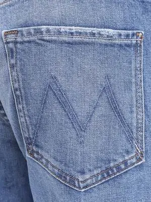 MOTHER The Mid Rise Lasso Sneak Jeans - Blue