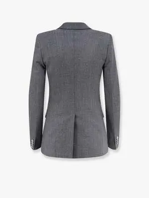 Tagliatore Parigi Stretch Virgin Wool Suit With Pinstripe Effect