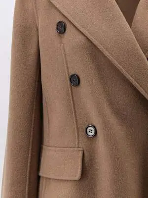 Max Mara Smmrita Virgin Wool Peacoat