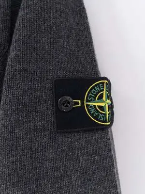 Stone Island Virgin Wool Blend Sweater - Grey