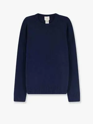 ALYSI Merino Wool And Cashmere Blend Sweater - Blue