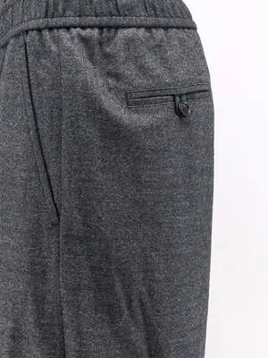 Giorgio Armani Virgin Wool And Cashmere Wide Leg Trousers