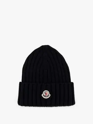 Moncler Ribbed Wool Beanie