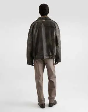 Dolce & Gabbana Bull Leather Jacket Coats And Jackets Brown
