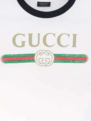 Gucci Cotton T-shirt With Iconic Print