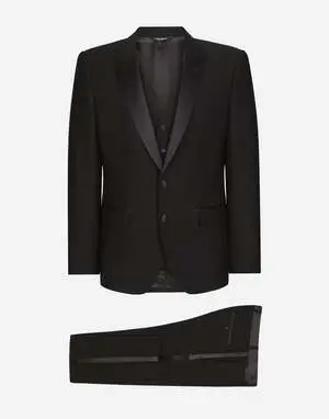 Dolce & Gabbana Abito Suits And Blazers Wool - Blue