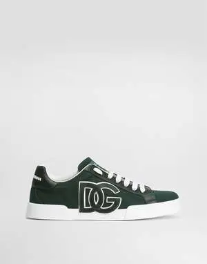 Dolce & Gabbana Portofino Light Canvas And Calfskin Sneakers - Multicolor