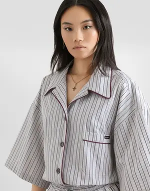 Dolce & Gabbana Striped Poplin Shirt